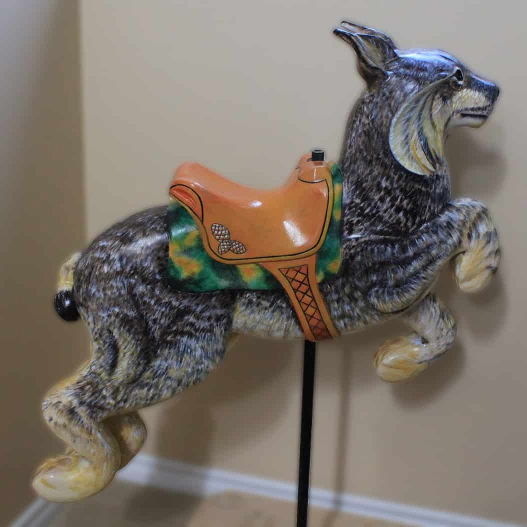 CanadianLynxCarouselSeat | Valley Zoo Development Society