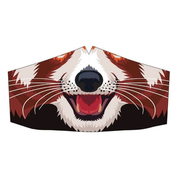 Peppermint Narwhal Face Mask: Red Panda - Valley Zoo Development Society