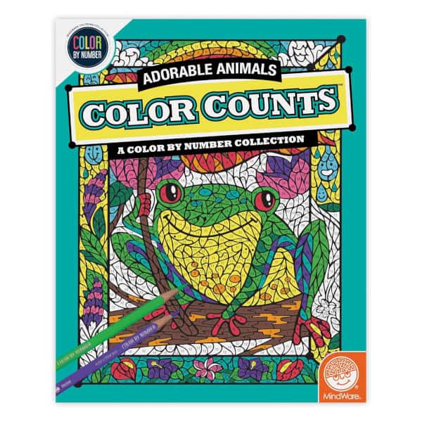 Color by Number Color Counts: Adorable Animals | Coloring & Activities ...