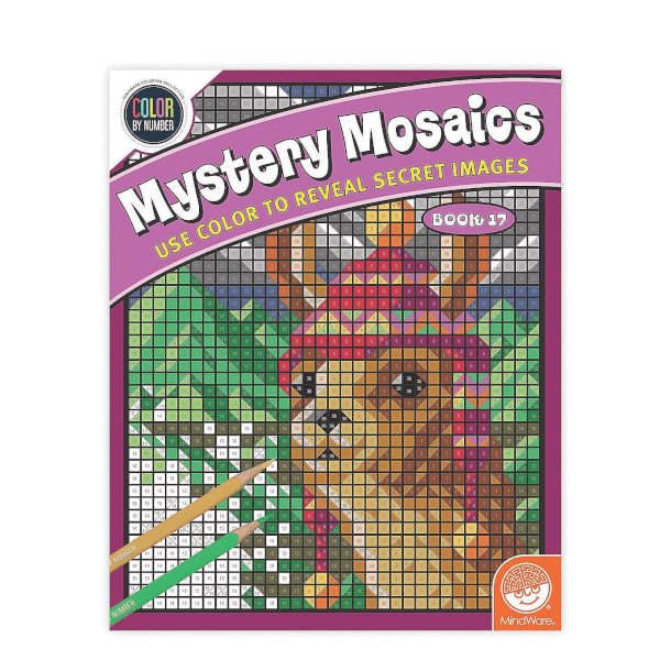 Color by Number Mystery Mosaics: Book 17 | Coloring + Activity | Shop VZDS