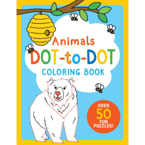 Animals Dot to Dot Coloring Book | Books | Shop VZDS